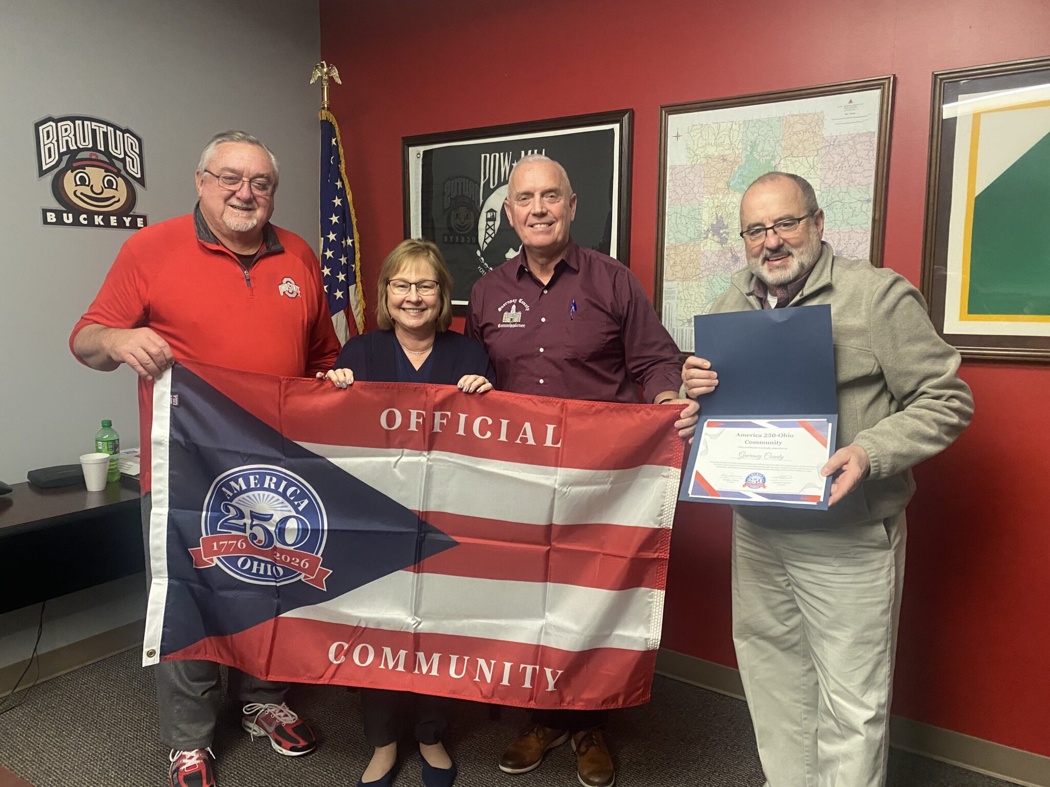 Guernsey County America 250-Ohio - Cambridge Ohio Guernsey County